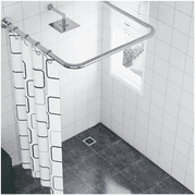 U Shaped Shower Rod