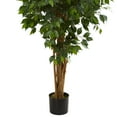 Nearly Natural 5.5' Ficus Artificial Tree - Walmart.com