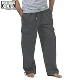 Pro Club Men's Heavyweight Fleece Cargo Sweatpants, Charcoal, Medium ...