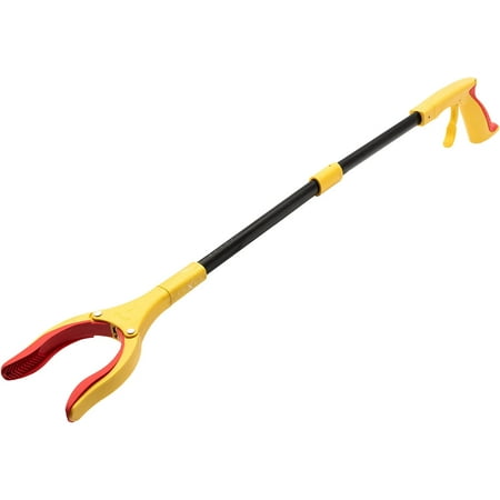 Grabber Reacher Tool - Long 32 Inch (Gold&Black) Aluminum Foldable Pick ...