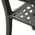 GDF Studio Blaeberry Outdoor Cast Aluminum Expandable 9 Piece Dining ...