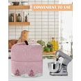 Pink Christmas Stand Mixer Dust Cover with Storage Pocket & Handles ...
