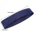 7Pcs Solid Color High Elasticity Headbands Yoga Exercise Headband Hair ...