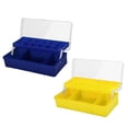 Portable Fishing Tackle Box 13 Compartments Double-deck Storage Case ...
