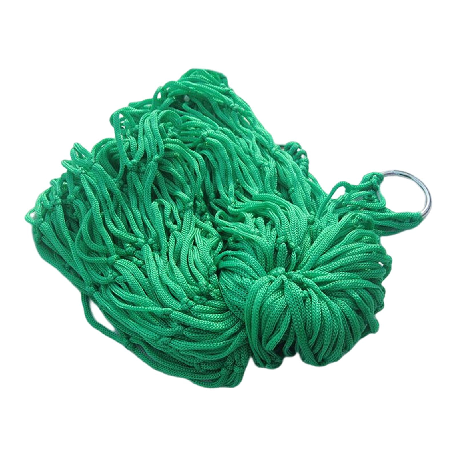 Portable Camping Hammock Hanging Swing Chair Mesh Nylon Rope Sleeping ...