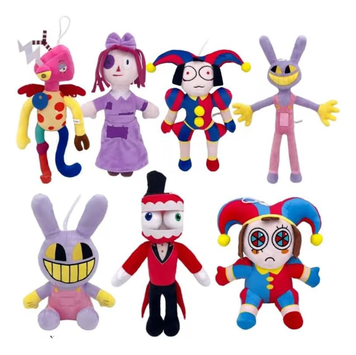 7 piezas The Amazing Digital Circus Plush Doll, felpa de circo digital ...
