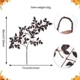Artificial Maple Leaf Stems, Realistic Fall Foliage Branches 23.6in ...