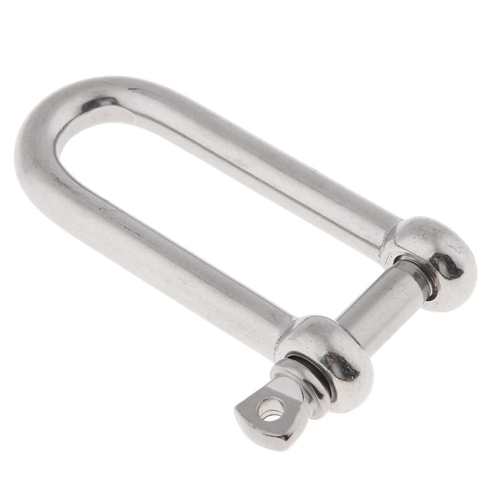 3/8 Inch Boat Marine 304 Stainless Steel Long Anchor D Shackle with Pin ...