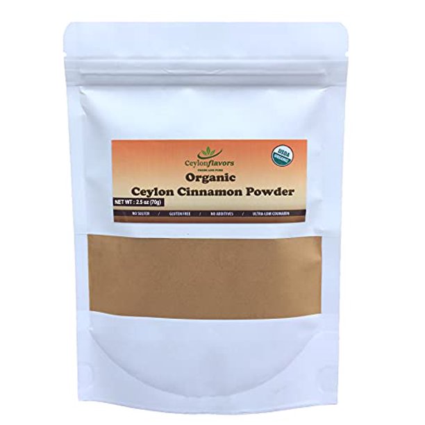 Organic Ceylon Cinnamon Powder Premium Special Grade 2.5 oz (70 g ...