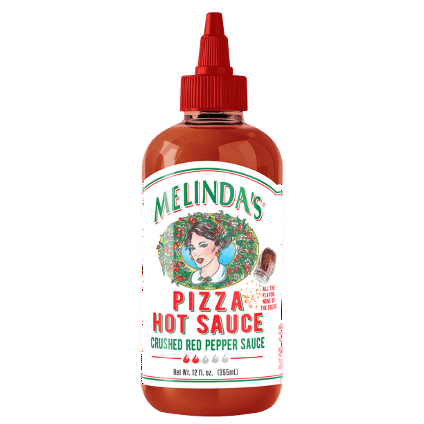 Melindas Pizza Hot Sauce Crushed Red Pepper Sauce And Condiment 12