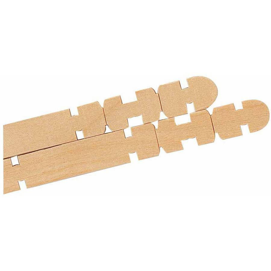 Chenille Kraft Notched Action Stick for Building, 4.5", Pack of 1000 ...