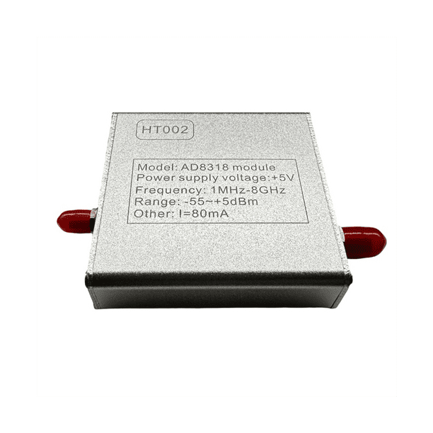 Qtmnekly AD8318 Module RF Power Meter Logarithmic Detector 1MHz-8000MHz ...