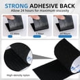 Hook and Loop Self-Adhesive Pad 2''×6'' 10 Pairs, Made with 3M 9448 ...