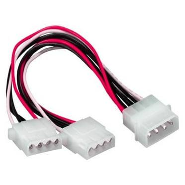 Kentek 6 Inch IN 5.25" Molex to Right-Angled SATA Power Cable Cord 26 ...