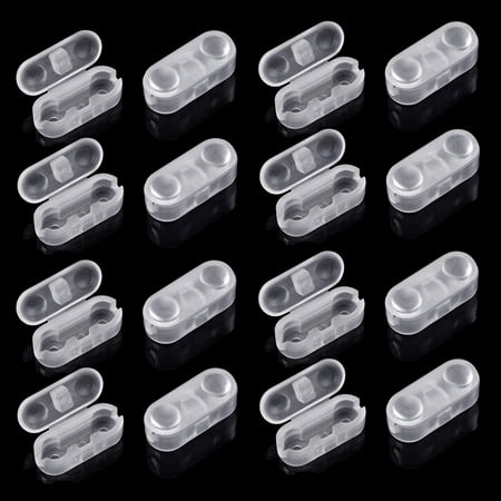 30 Pieces Transparent Plastic Blind Ball Chain Cord Connectors Clips ...