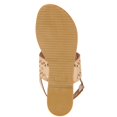 Victoria K Women's Laser Cut Cuff Fashion Sandals - Walmart.com