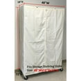 Covered Living Storage Shelving unit cover, fits racks 48"Wx18"Dx72"H ...