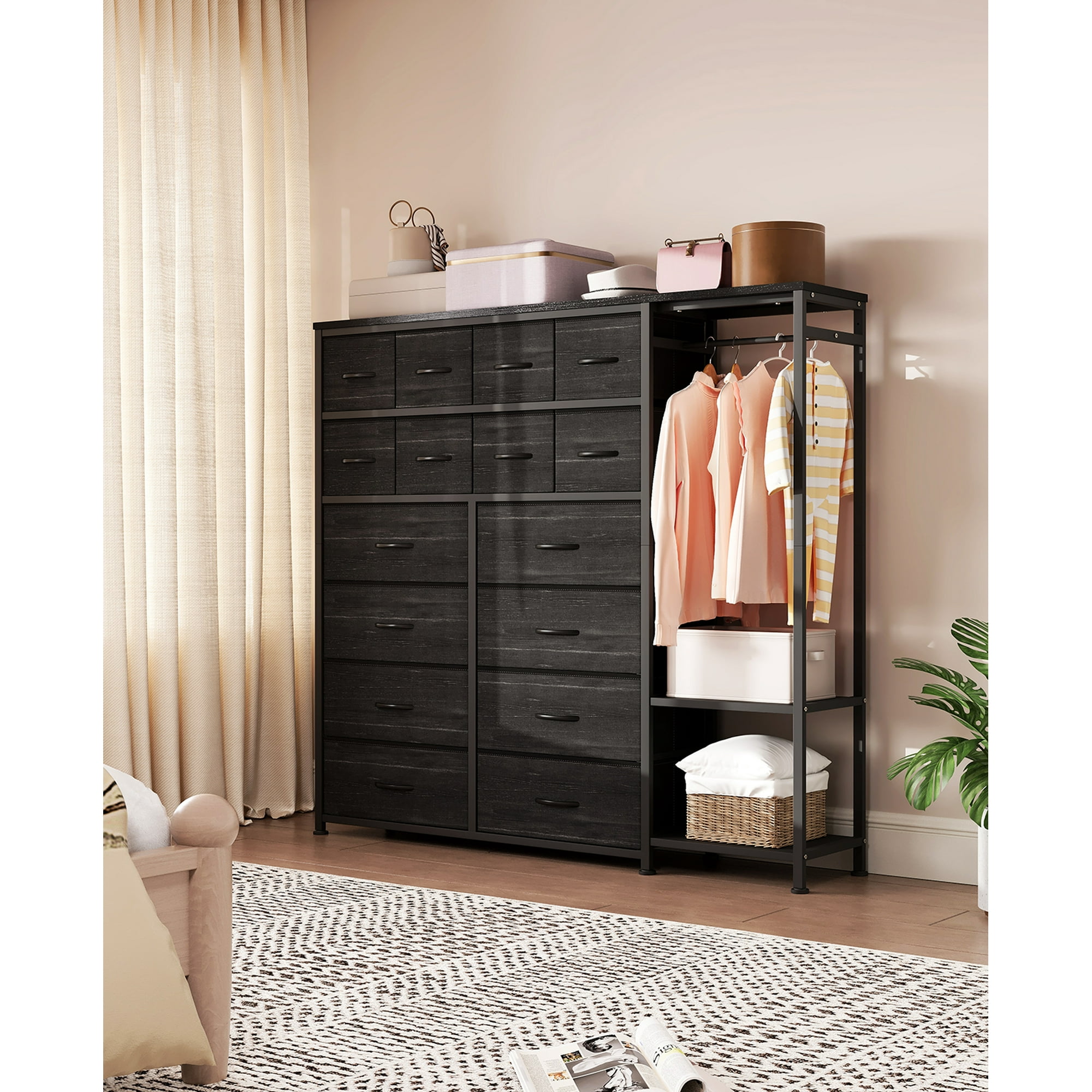Click here for Akdsteel Freestanding Wardrobe With 16 Drawers & 2... prices