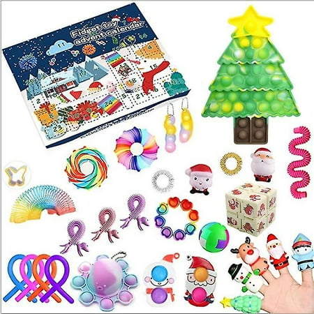 Christmas Advent Calendar Gift Fidget Toys Stress Relief Fidget Toy ...