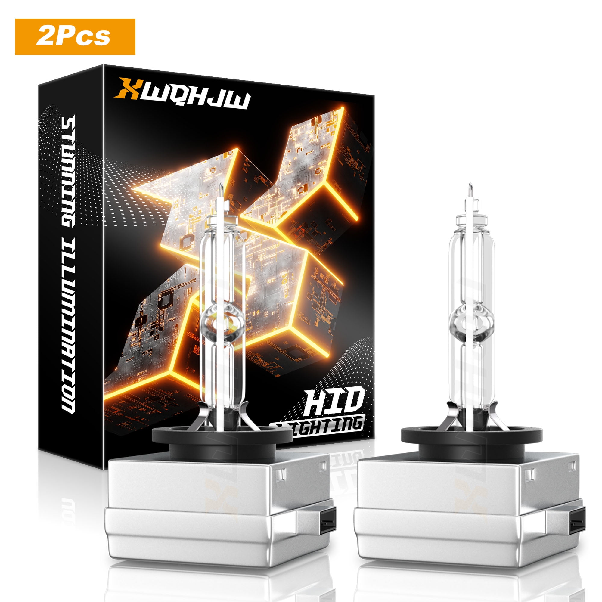 D1S HID Headlight Bulbs 35W 6000K Pure White IP68, 2-Pack - Walmart.com