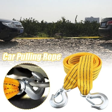 Tnarru Synthetic Winch Rope Car Towing Strap Portable 15M 8350lbs ...