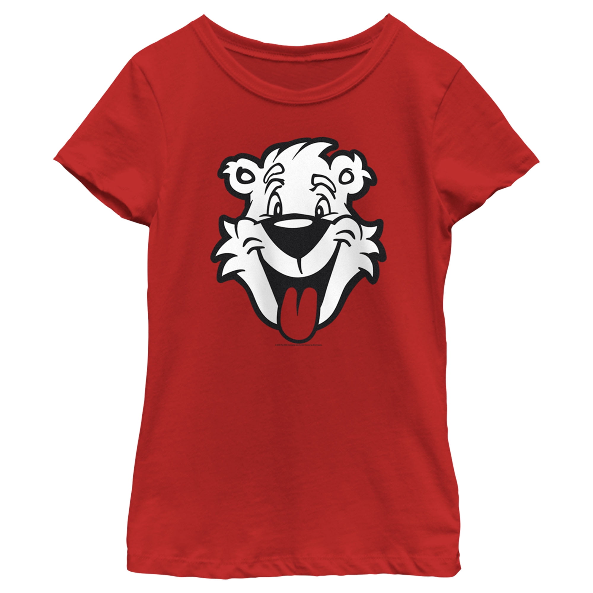 Girl's ICEE Bear Big Smile Graphic Tee Red Large - Walmart.com