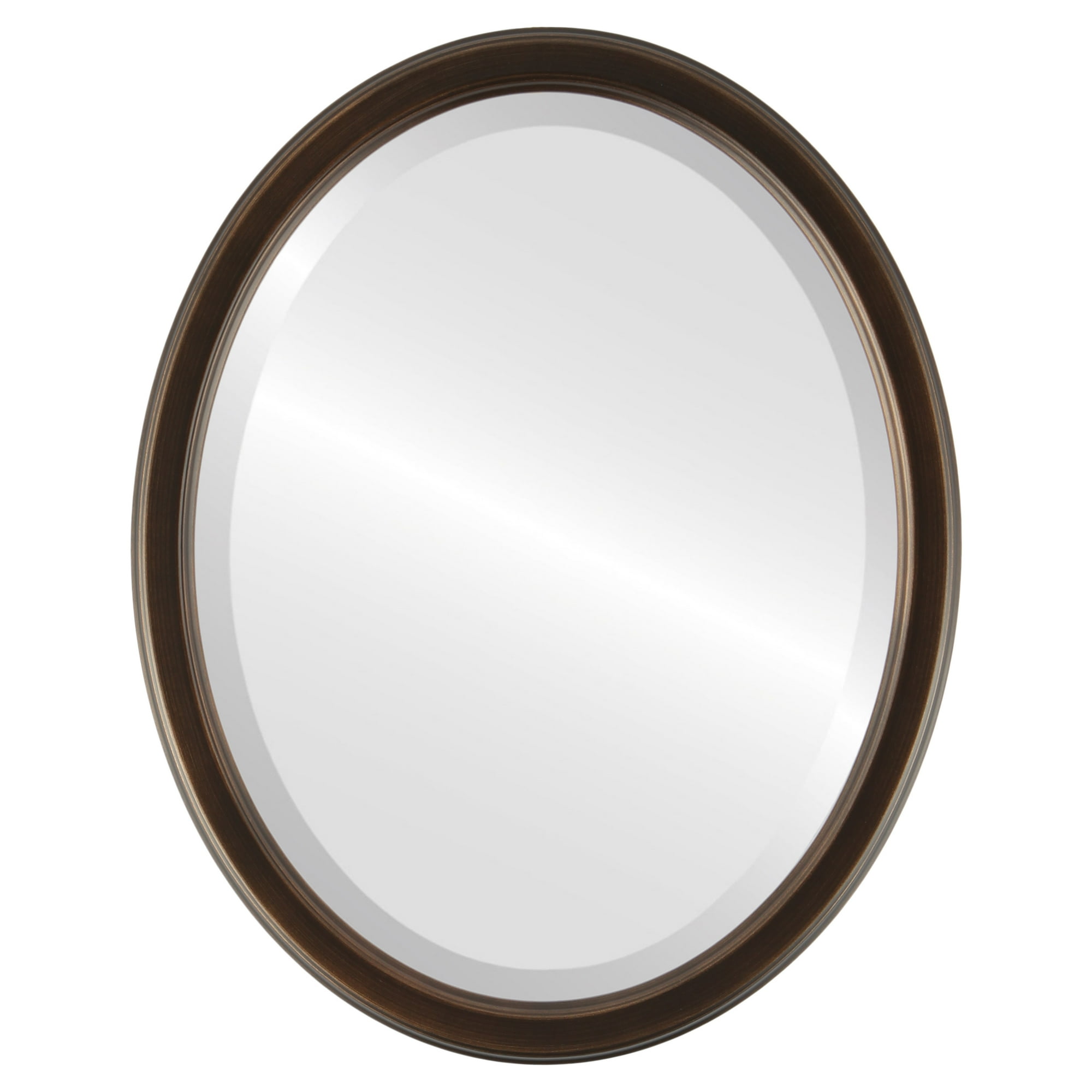 Click here for Ovalcrest Toronto Framed Mirror - Rubbed Bronze 20... prices