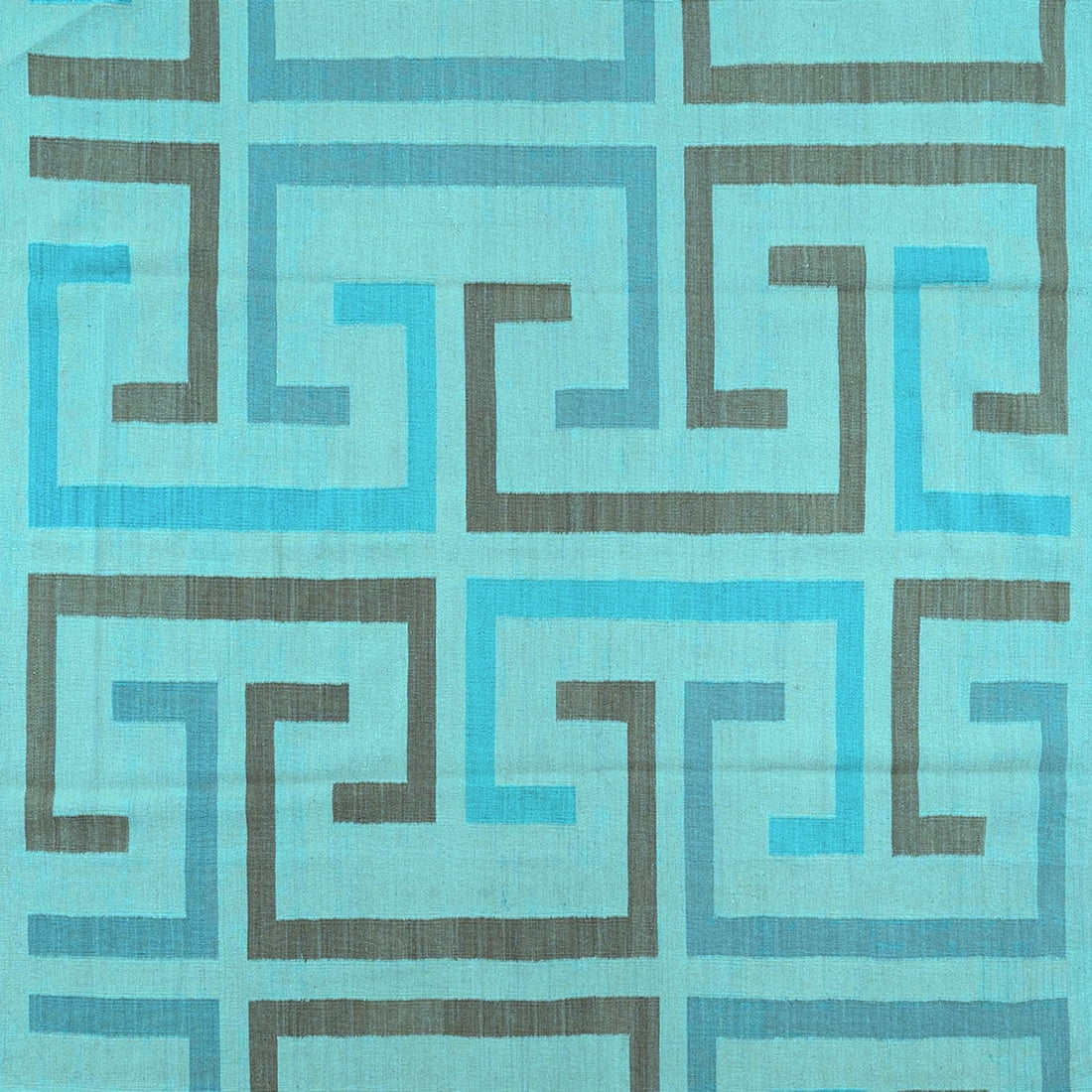 Ahgly Company Indoor Square Abstract Light Blue Contemporary Area Rugs ...