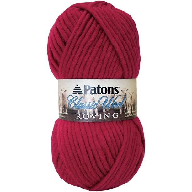 Patons Classic Wool Roving Yarn, Cherry - Walmart.ca
