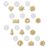 Wilton Cookie Press with Ergonomic Handle 12 Discs for Uniform Spritz ...