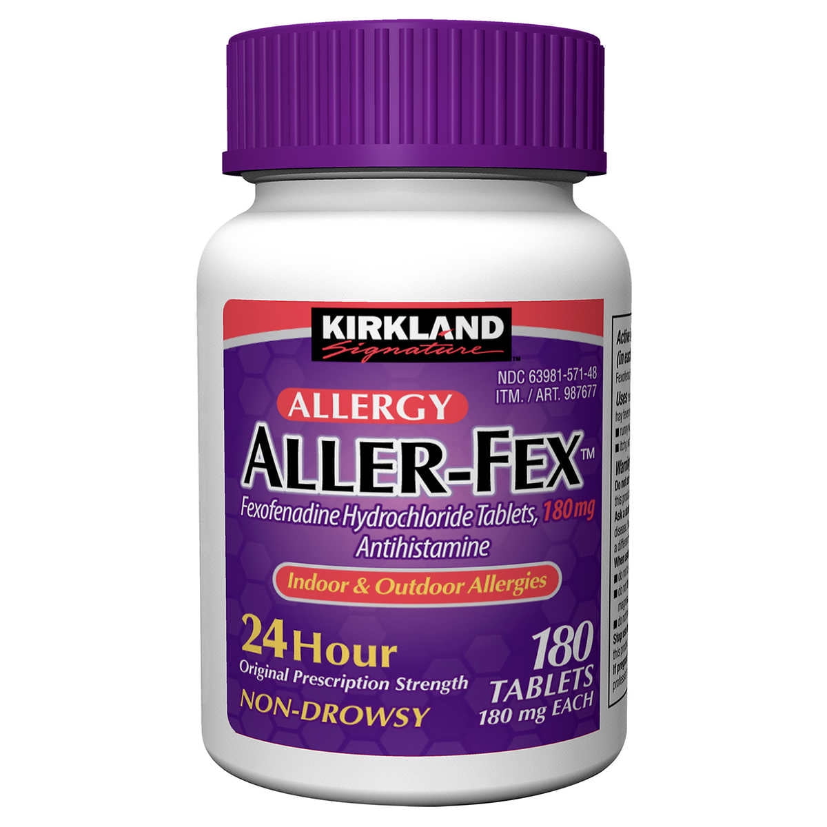 Kirkland Signature Aller-Fex 180 mg., 180 Tablets - Walmart.com