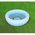 Packed Party Luxe Blue Ombre 59” Round Soft-Sided Inflatable Swimming ...