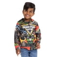 Monster Jam Toddler Boy Sublimated Zip Up Hoodie and T-Shirt Set, Sizes ...