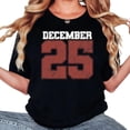 Hfnxid Womens Plus Size Top Number Printed Short Sleeve Shirt Fashion ...