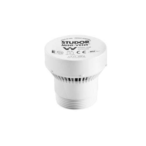 Studor 20301 Mini-Vent with PVC Adapter 1 1/2-Inch or 2-Inch Connection ...