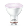 Philips Smart Wi-Fi Connected LED 50-Watt GU10 Light Bulb, Color ...