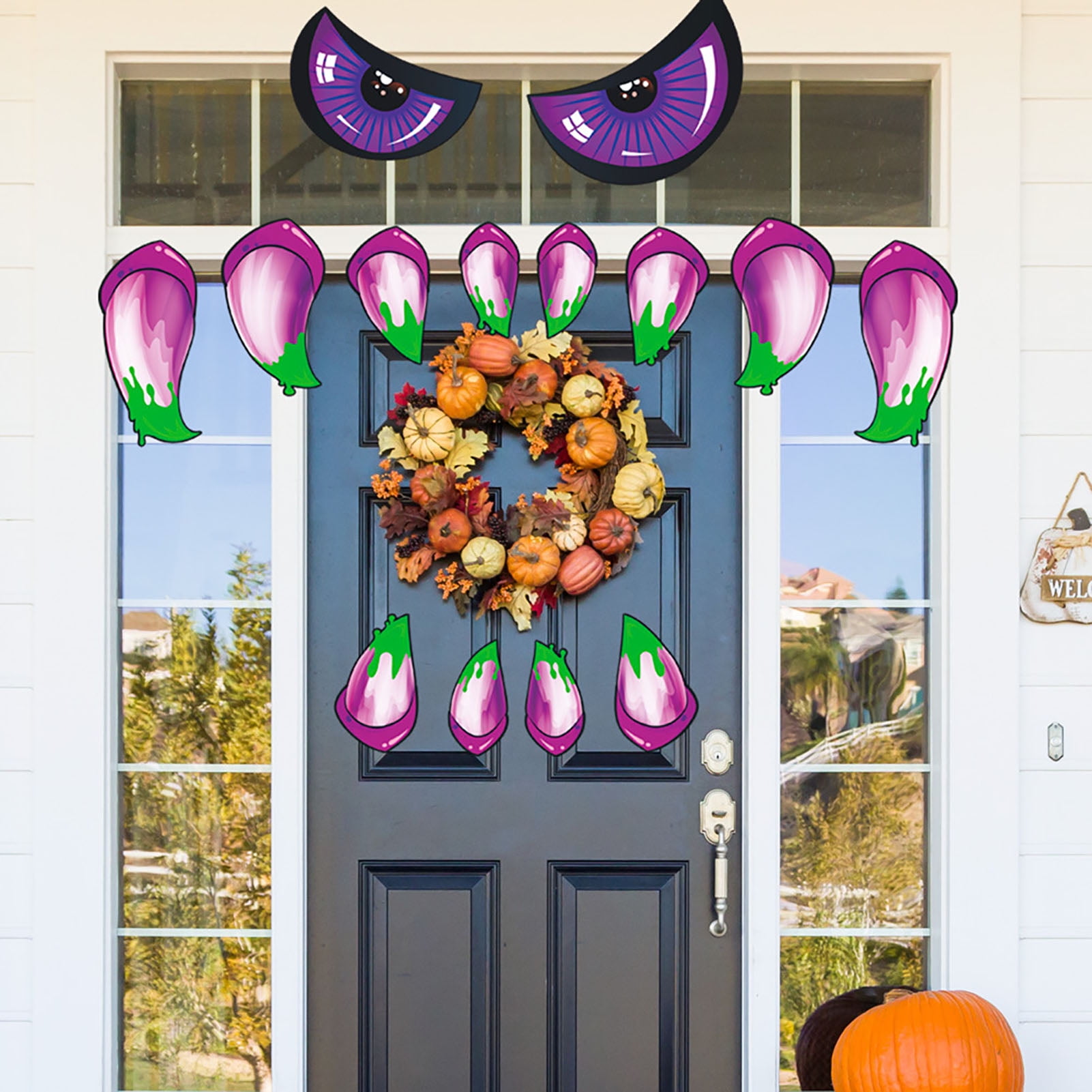 Happy Date Halloween Jackolantern Pumpkin Face Head Masks Novelty Scary ...