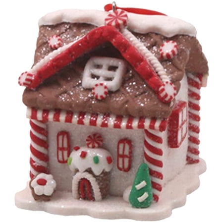 Resin Christmas Tiny House - Cute Gingerbread House Pendants for ...