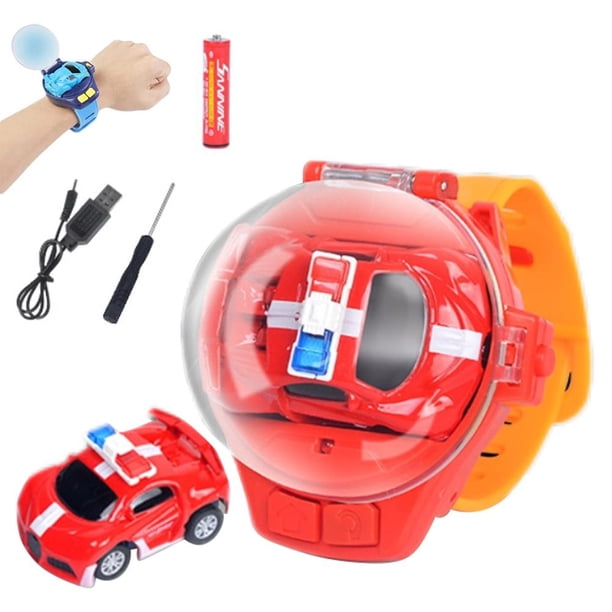 Reloj RC Car Toy, Reloj Con Luz LED Control Remoto Mini Car Toy Para ...