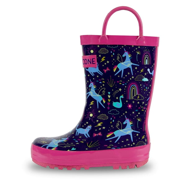 Lone cone Rain Boots with Easy-On Handles in Fun Patterns & Solid ...