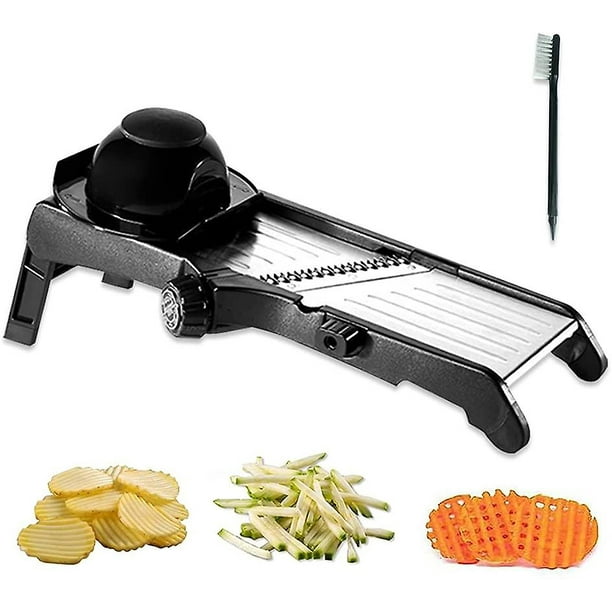 Mandolin Slicer, Adjustable Vegetable Slicer, 3 In 1 Kitchen Mandolin ...