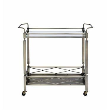 Safco Impromptu Refreshment Cart in Cherry & Black - Walmart.com