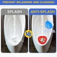 10 Packs Urinal Screen Cakes, Cherry Scented Urinal Pads with Splash ...