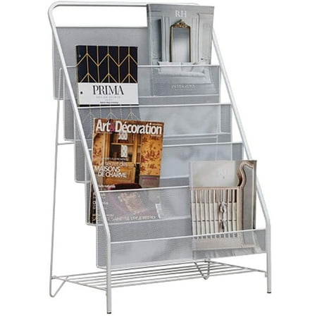 Magazine Racks Iron Art Newspaper Picture Book Magazine Rack Floor Type ...