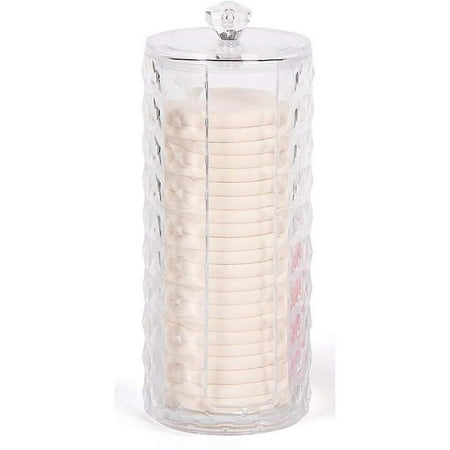 Cotton Pad Dispenser & Cotton Swab Holder Make Up Organizer Storage Box ...