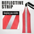 Anley Kayak Tow Red Safety Travel Flags with Reflective Strip - Warning ...