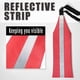 Anley Kayak Tow Red Safety Travel Flags with Reflective Strip - Warning ...