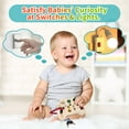Smartwo Sensory Busy Board for Babies Montessori Activities Learning or ...