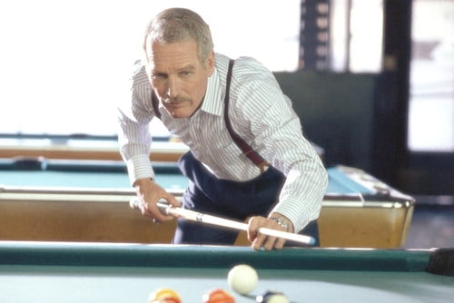 The Of Money Paul Newman Playing Pool 24x36 Poster - Walmart.com