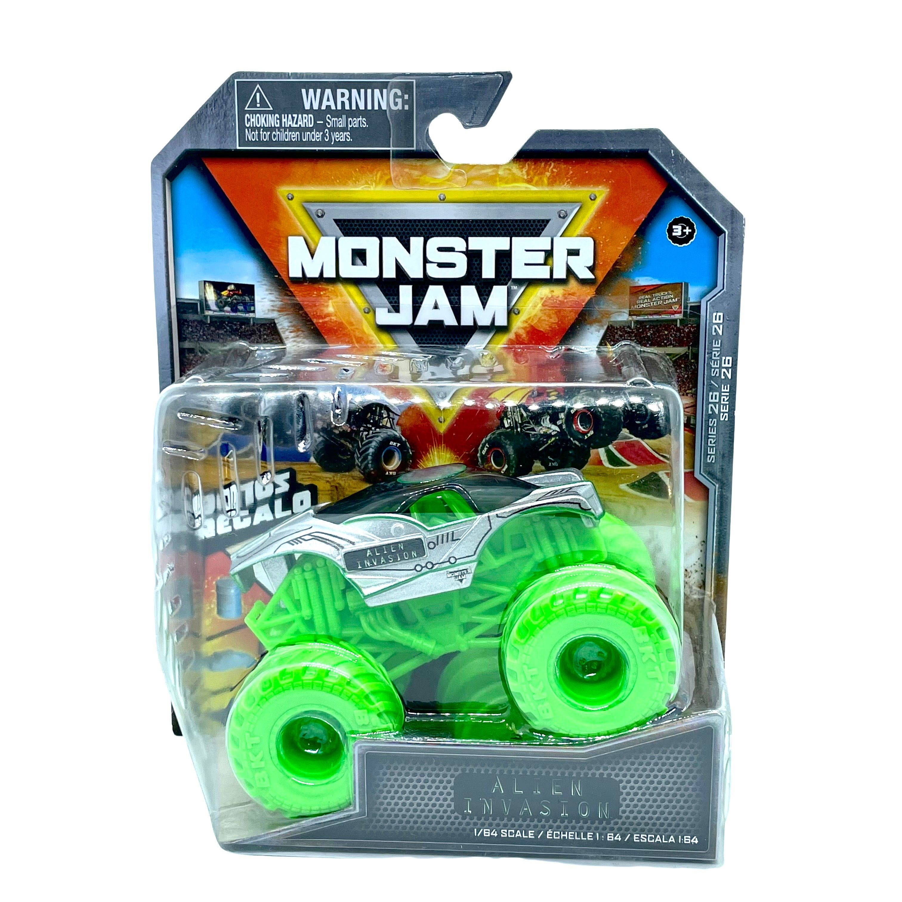 Monster Jam Series 26 Hyper Fueled Alien Invasion Truck 1:64 by Spin ...
